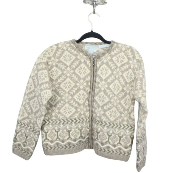 Nomadic Traders | Sweaters | Vintage Nomadic Traders Tan Cream Nordic 0 ...